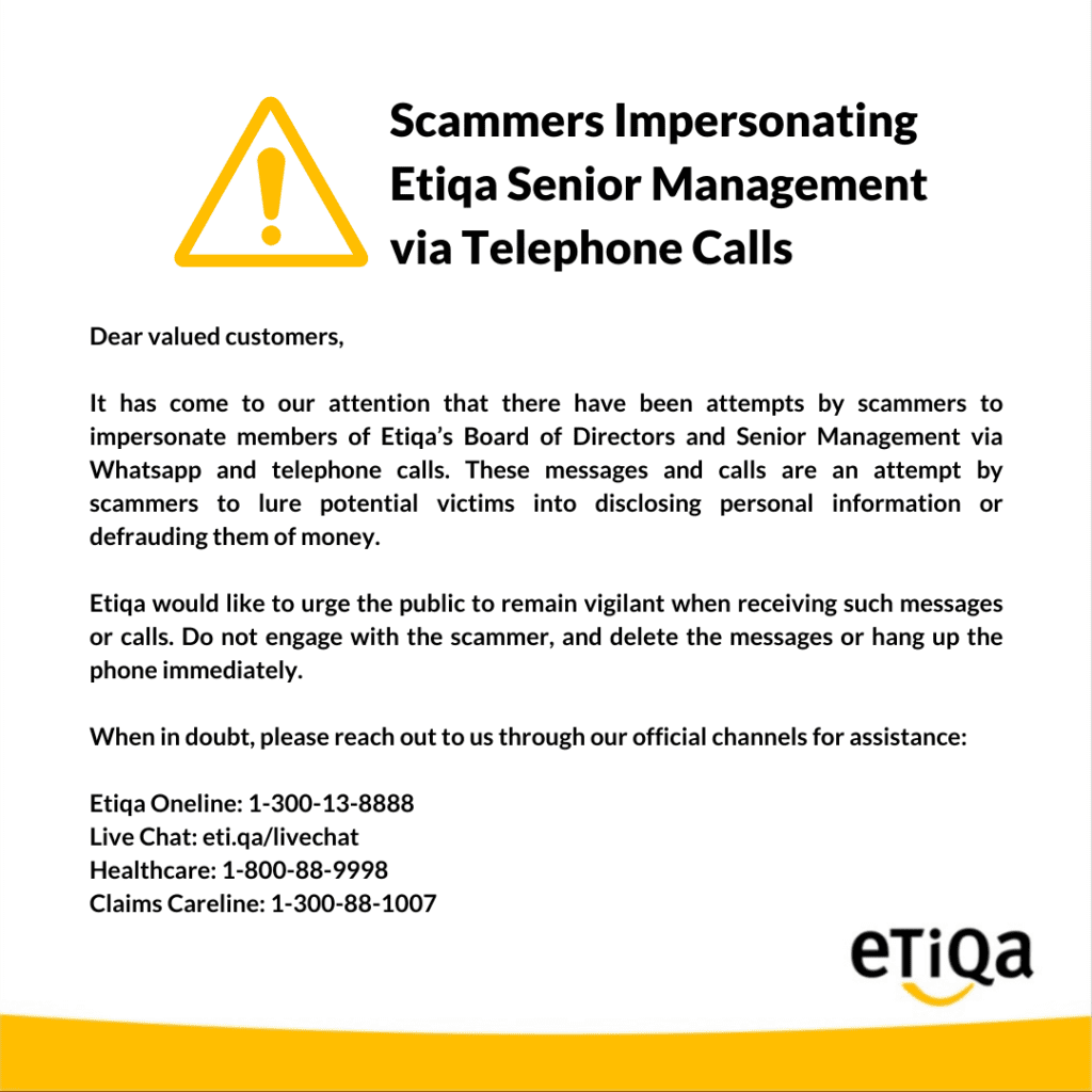 Selamat datang ke Etiqa Insurans dan Takaful